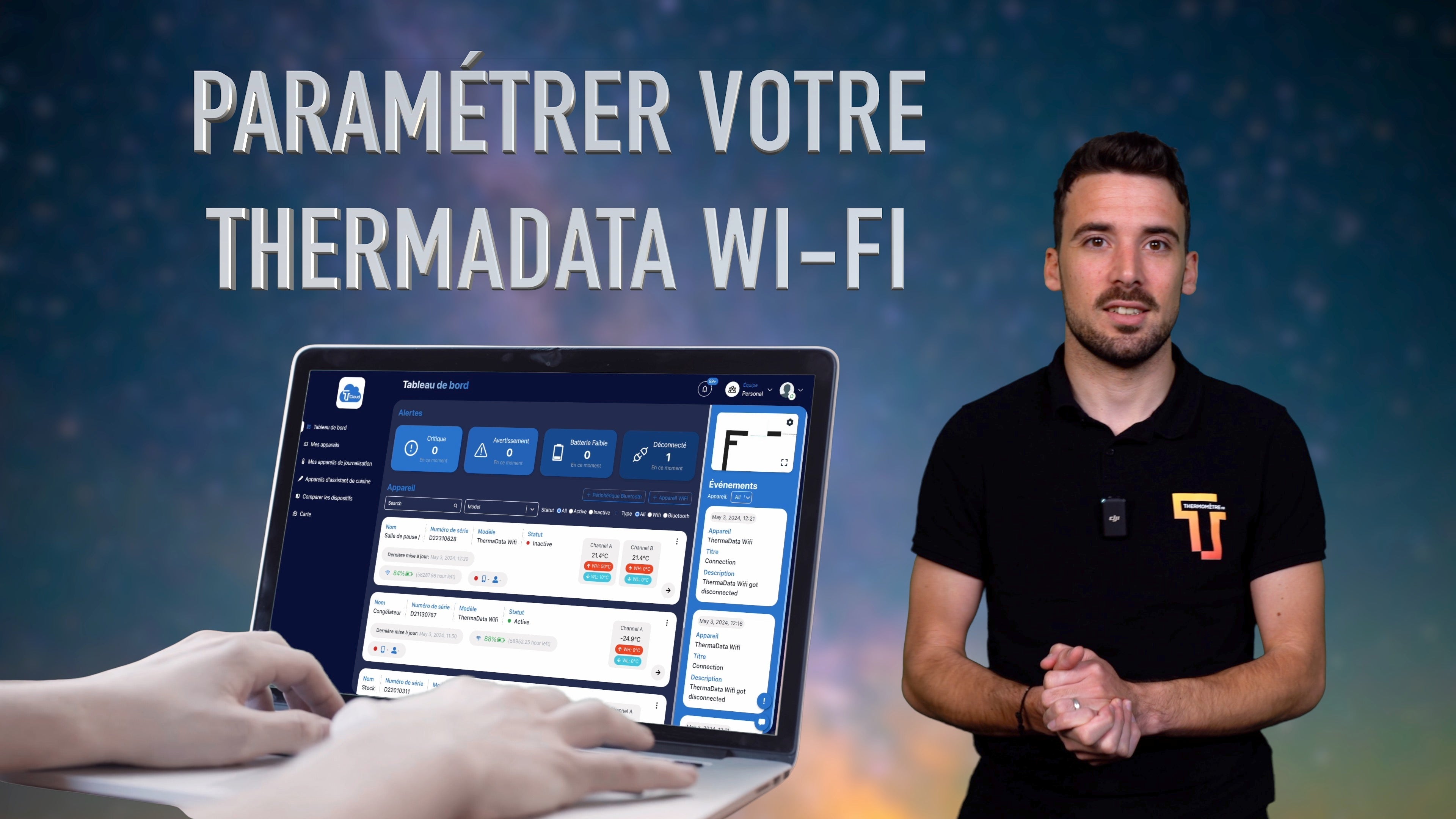 Paramétrer Votre Thermadata sur le T'Cloud – GUILCOR INSTRUMENTS